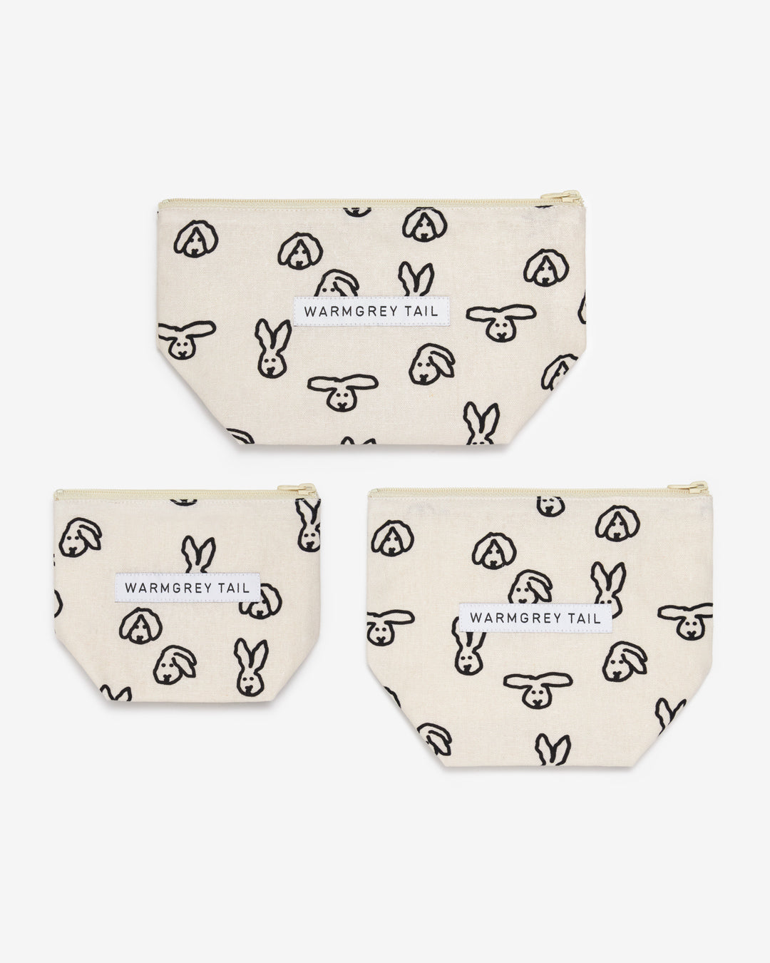 BUNNY BUNNY STANDING POUCH - IVORY (3size) – warmgreytail