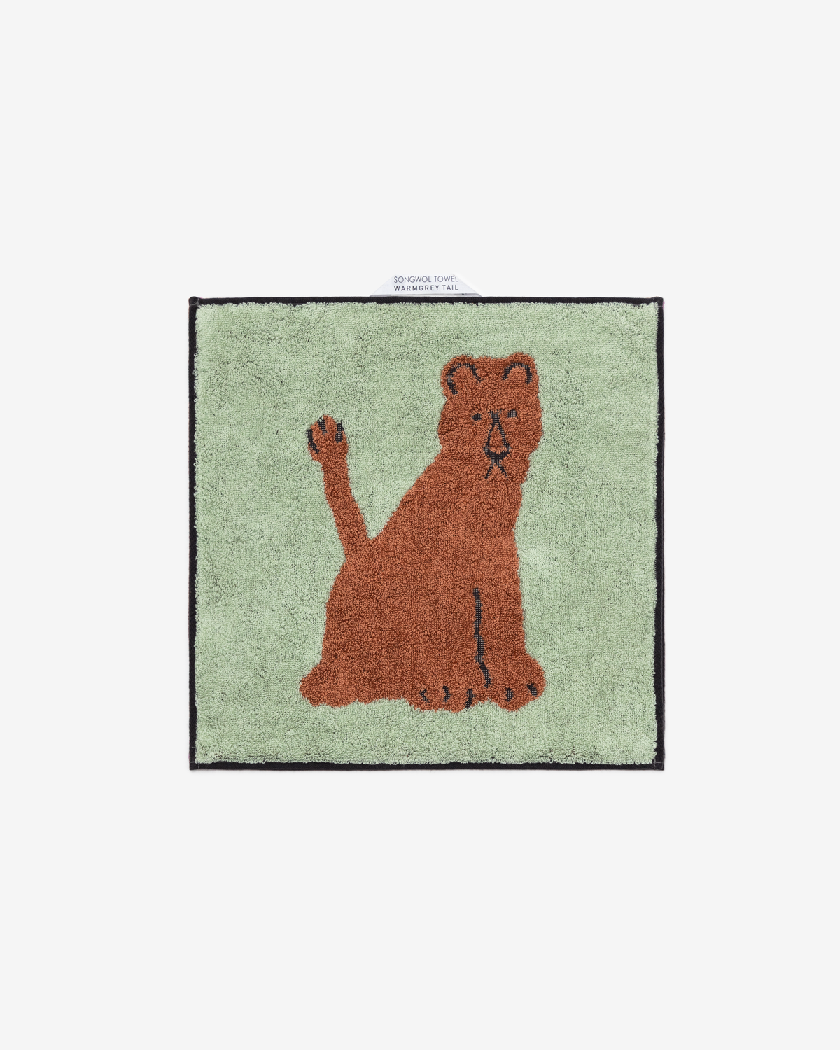 LIONESS HAND TOWEL - MINT – warmgreytail